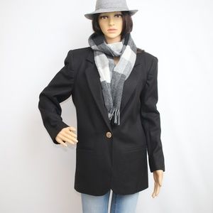 Sag Harbor | Jackets & Coats | Sag Harbor Pure Wool Black Jacket Coat L ...